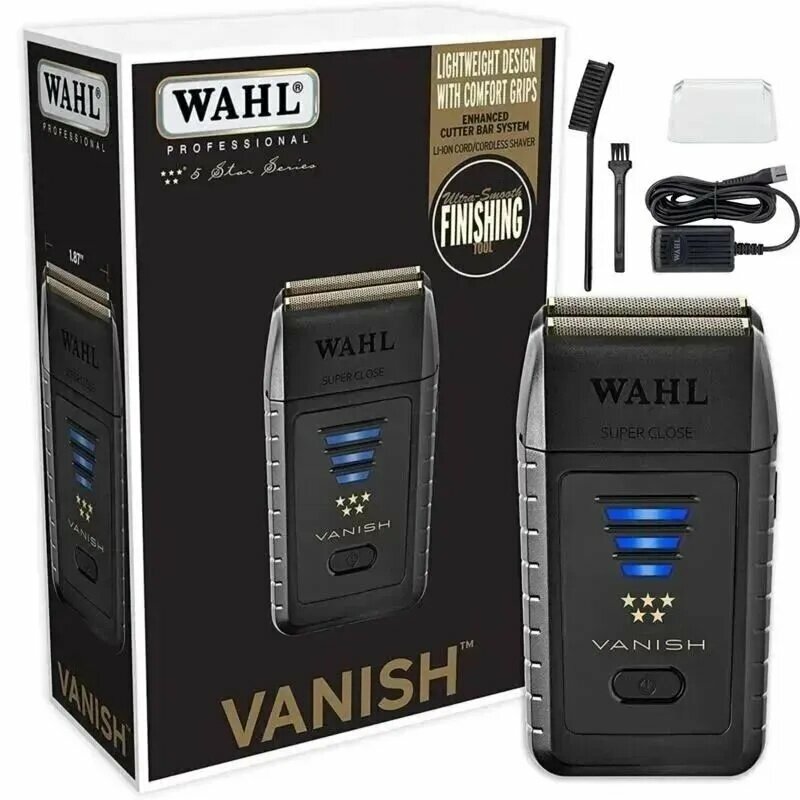 Электробритва Шейвер WAHL Vanish Shaver Five Star 8173-716, черный, белый
