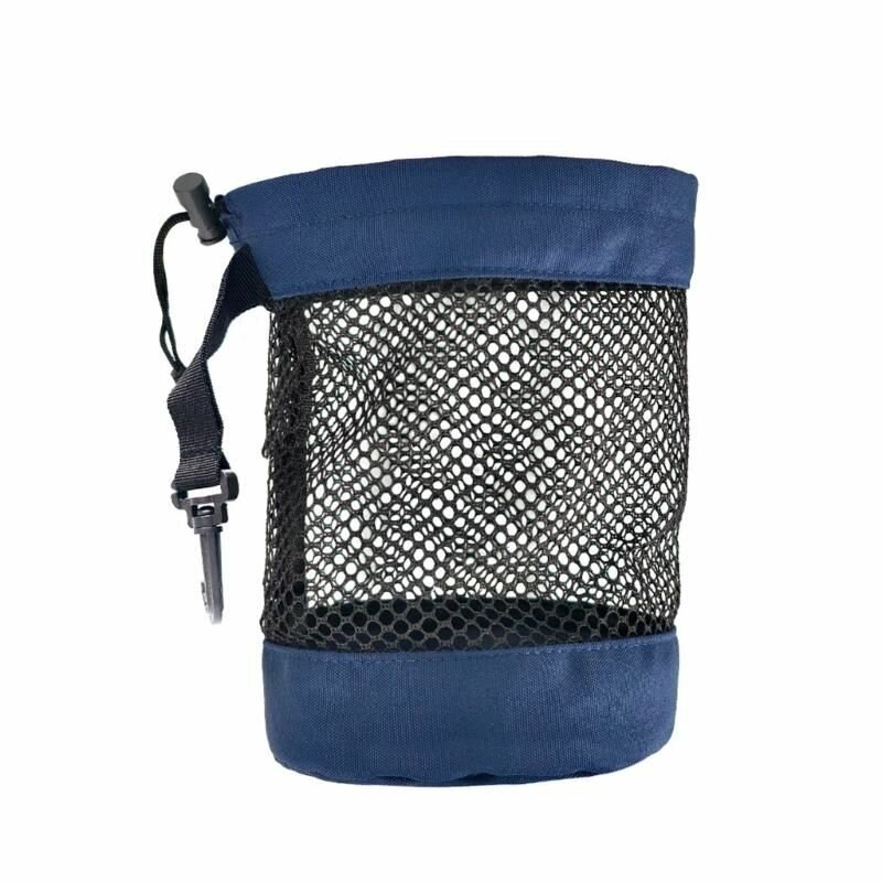 Сетчатая сумка для мячей для гольфа из нейлона, Синий L