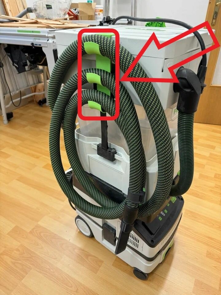 Вешалка шланга на высокие систейнеры Festool