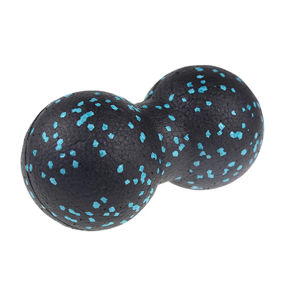 Легкий массажный мяч с арахисовым орехом для йоги EPP Lacrosse Myofascia Ball (синий)