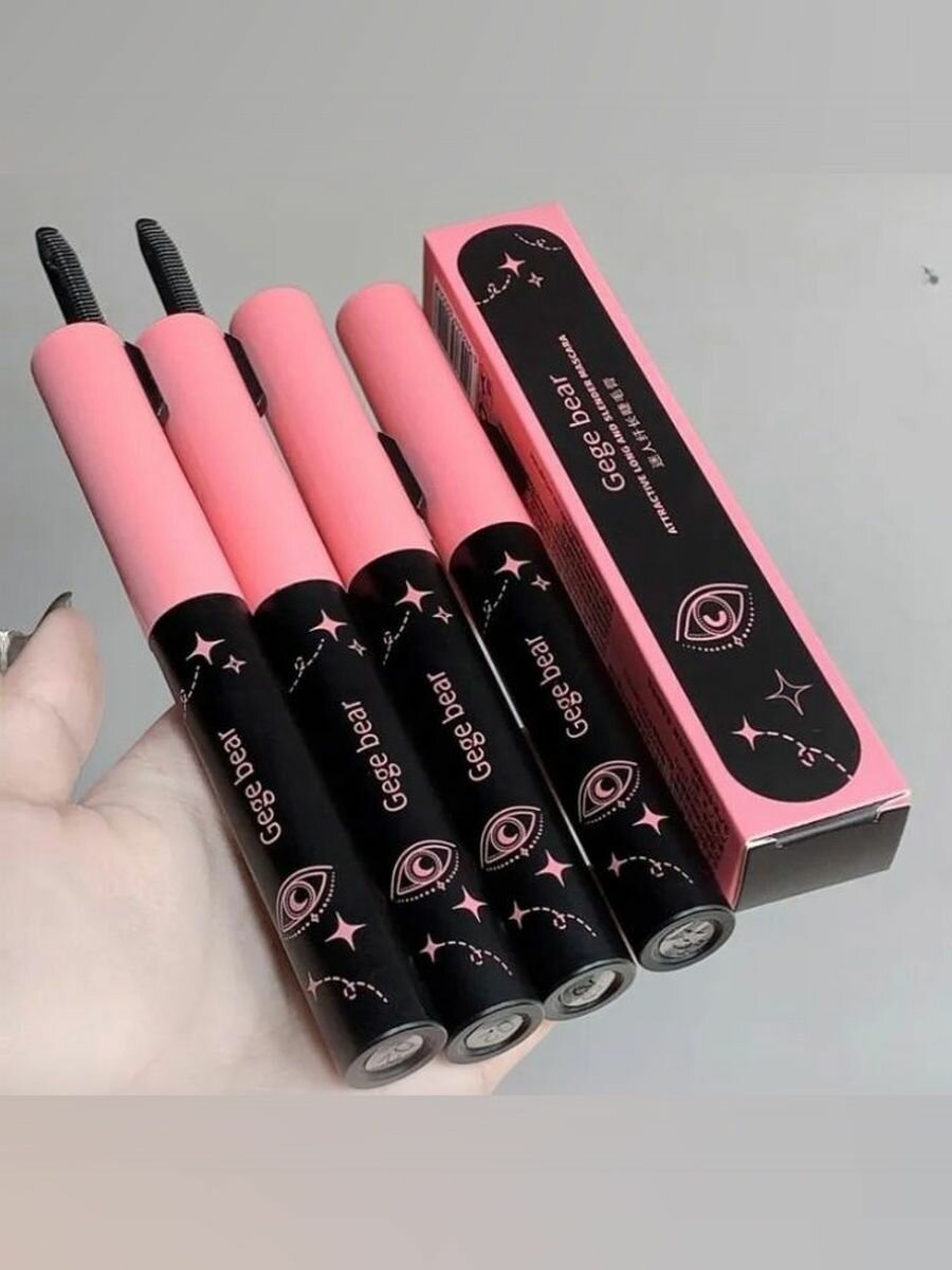 Тушь для ресниц, Gege bear, Тонкие, натуральные, устойчивые, водонепроницаемые