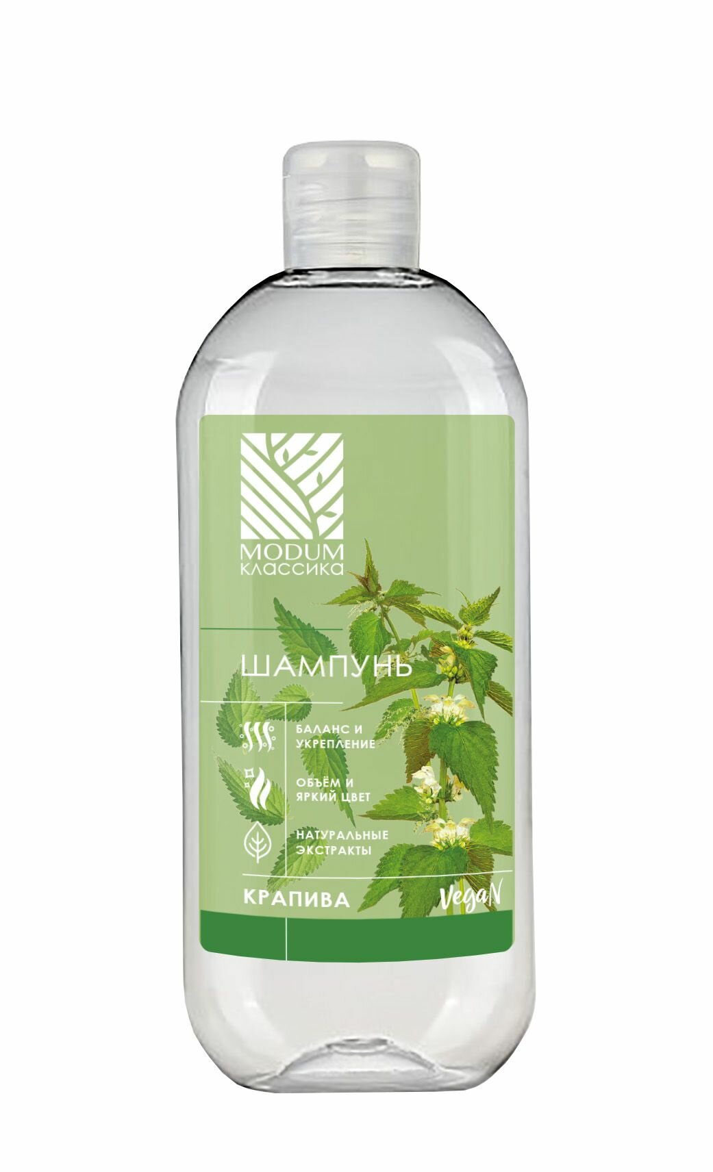 Modum Шампунь для волос классика Крапива 550 мл