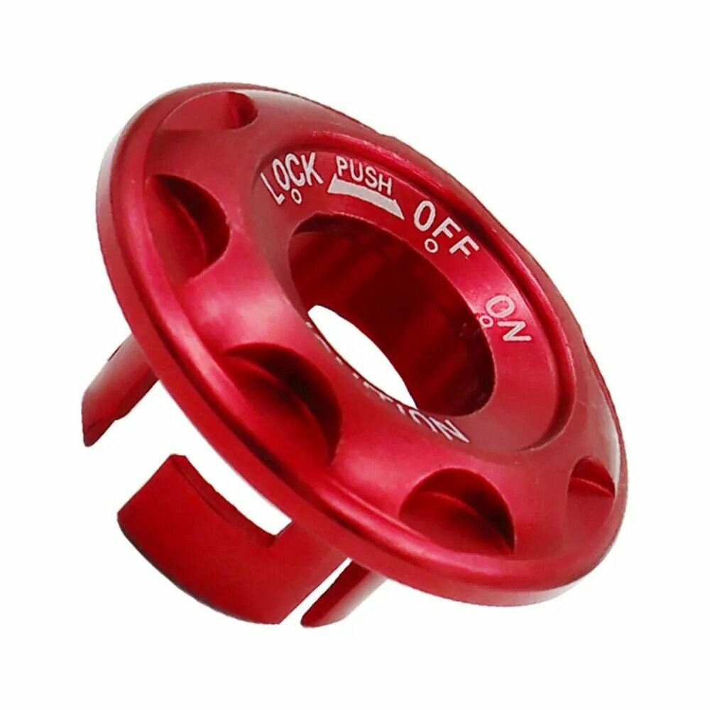 Крышка замка ключа зажигания мотоцикла Алюминиевая защитная Бесшовная установка