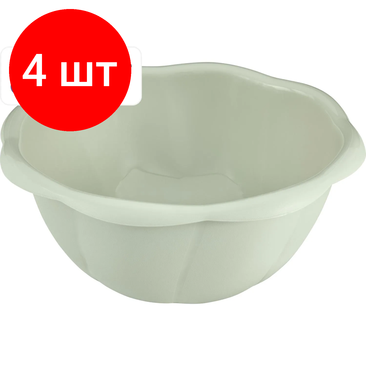 Комплект 4 штук, Миска 4л (микс 1)