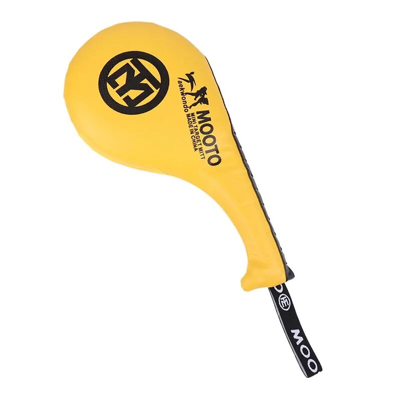 Ракетка для отработки ударов MOOTO Mini Target Mitt для кикбоксинга желтая