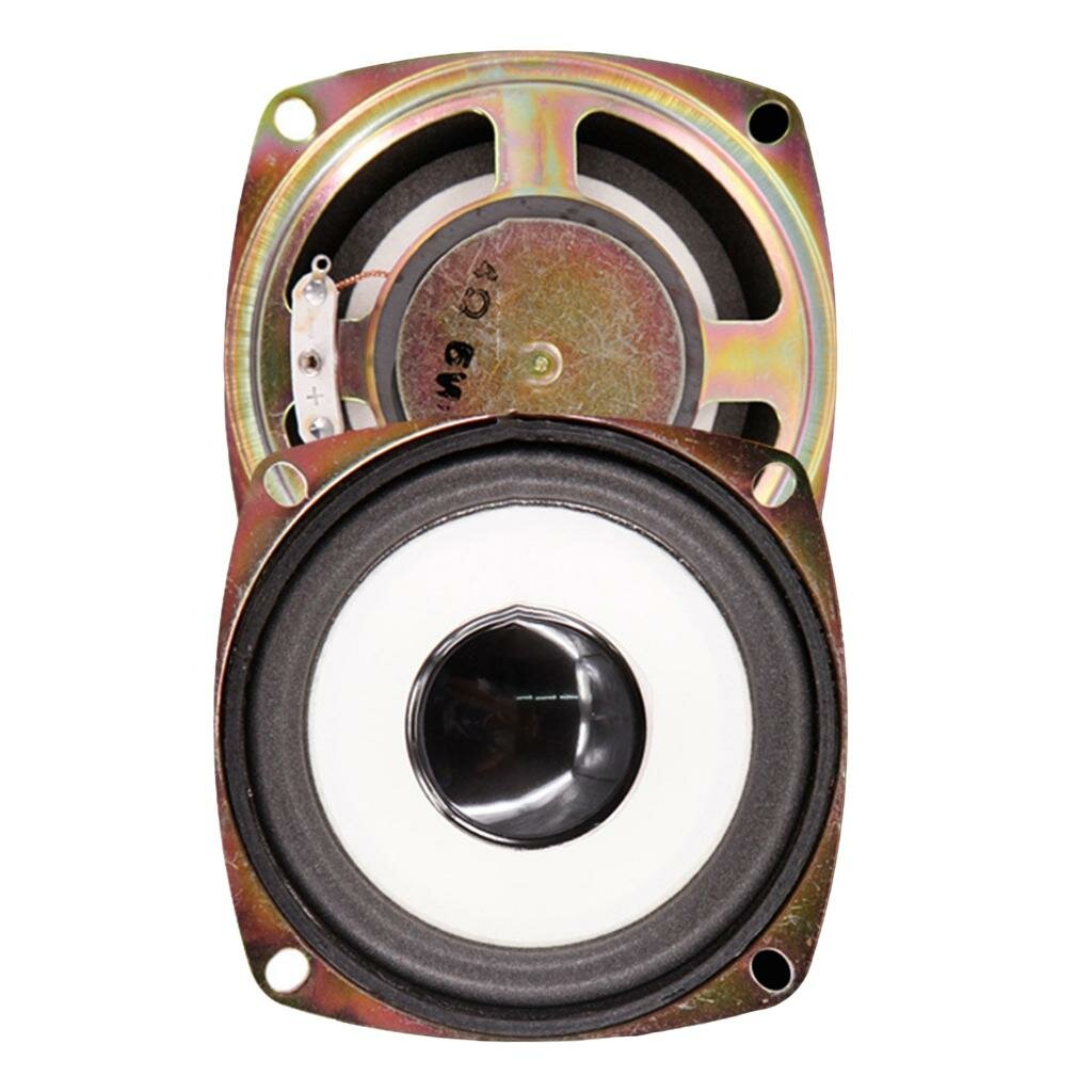 Динамик полнодиапазонный 3 дюйма, 4 Ом, 5 Вт, белый