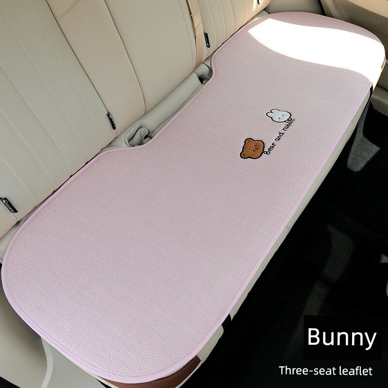 Автомобильная подушка-накидка на сиденье для всех сезонов, новинка 2025 года, дышащий льняной чехол для сиденья, зимний