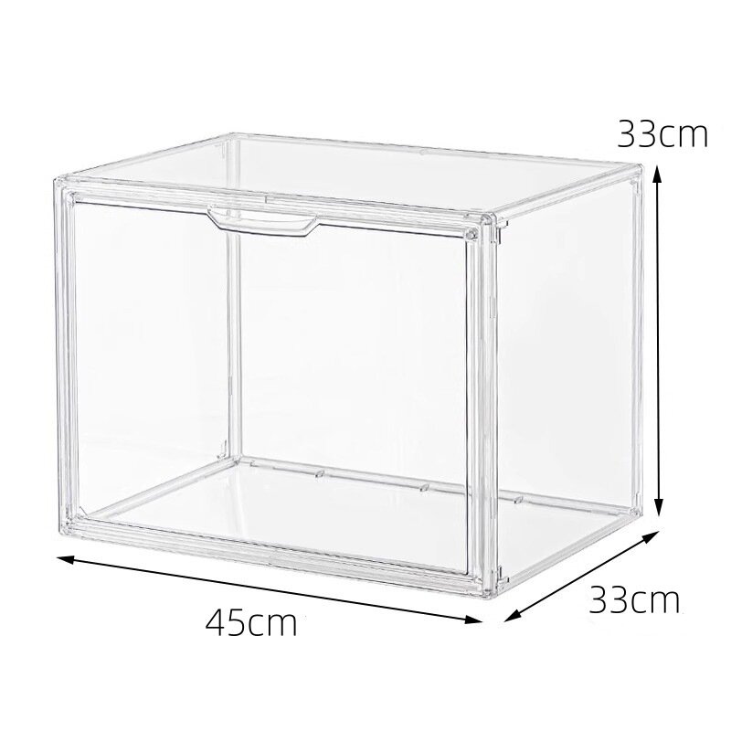 ⭐Коробка для хранения сумок, акриловая коробка для хранения, прозрачная коробка, коробка для хранения мелочей, коробка для хранения закусок, игрушек, стеллаж для хранения⭐