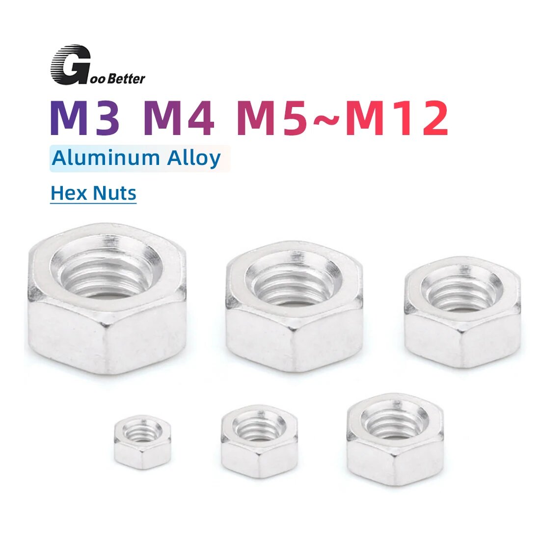 Гайки алюминиевые M12 (5шт)