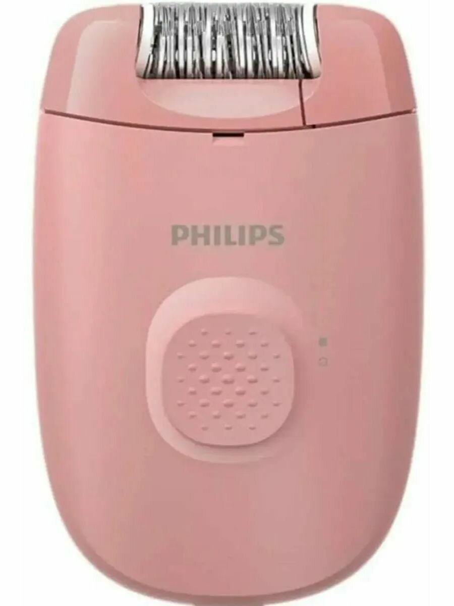 Эпилятор электрический женcкий Philips BRE229/00, 20 пинцетов, Промывка насадок под водой, 2 насадки для тела, Розовый