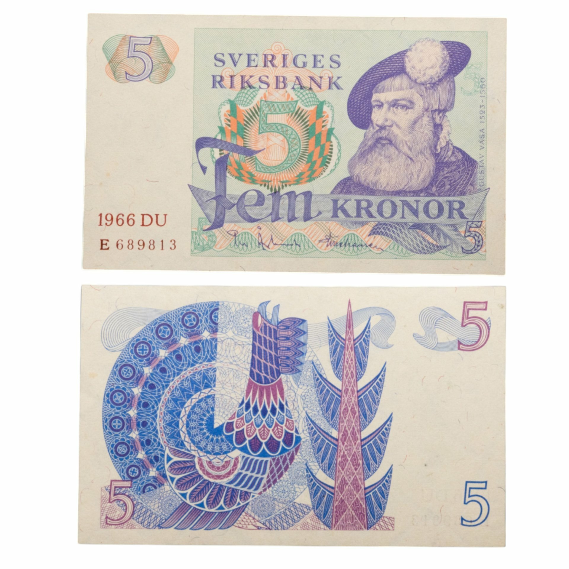 Швеция 5 крон 1966