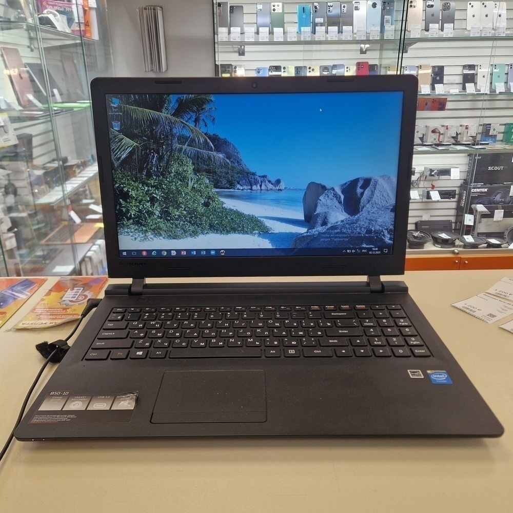 Ноутбук Lenovo IdeaPad B50-10; Celeron N2840, HD Graphics, 2 Гб, 120 Гб, б/у, уценка
