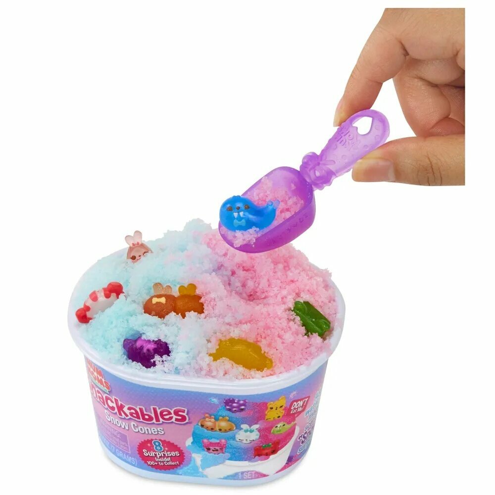 Num Noms Snackables/ Snow Cones Series 2/ Загадочная игрушка на тему еды с / 8 сюрпризами/,10,1, фиолетовый, Пурпурный