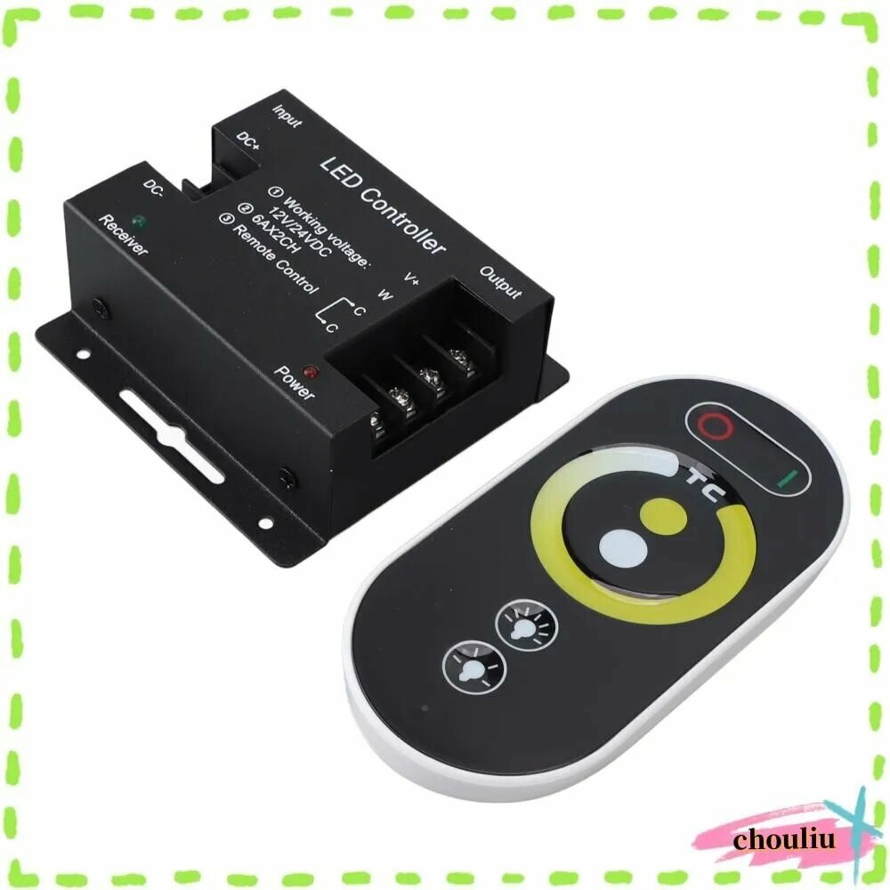 Диммер 12V 24V, прочный металлический корпус, для освещения в доме