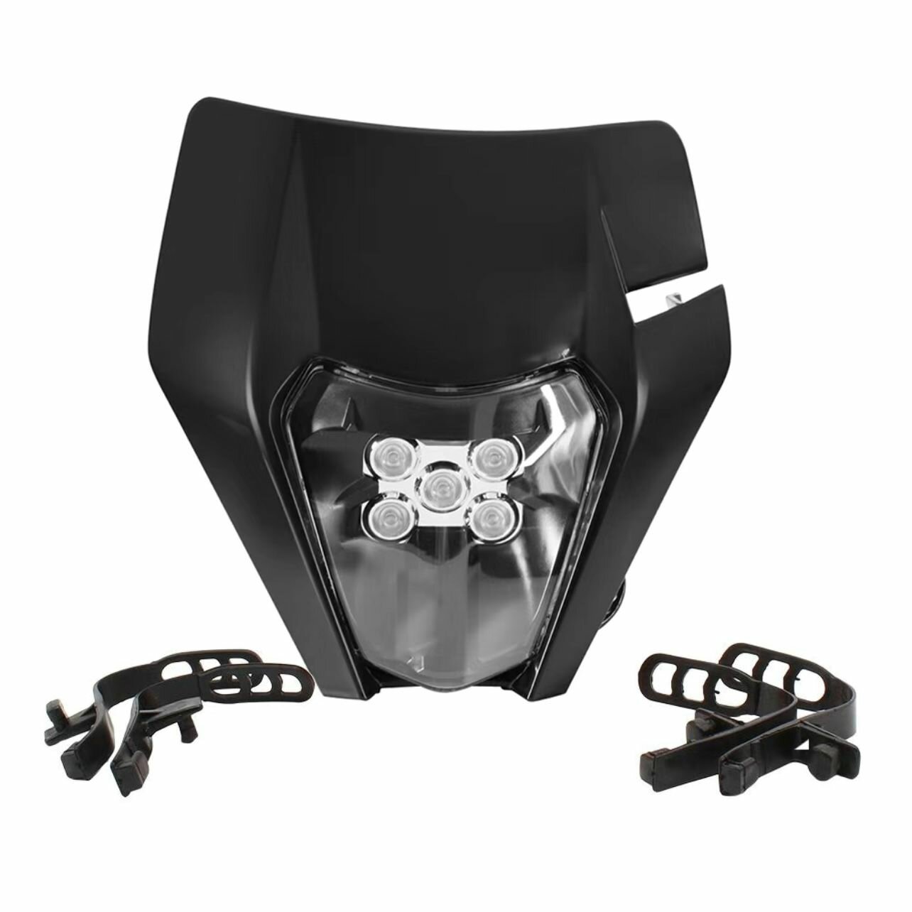 Светодиодная фара белая для мотоцикла