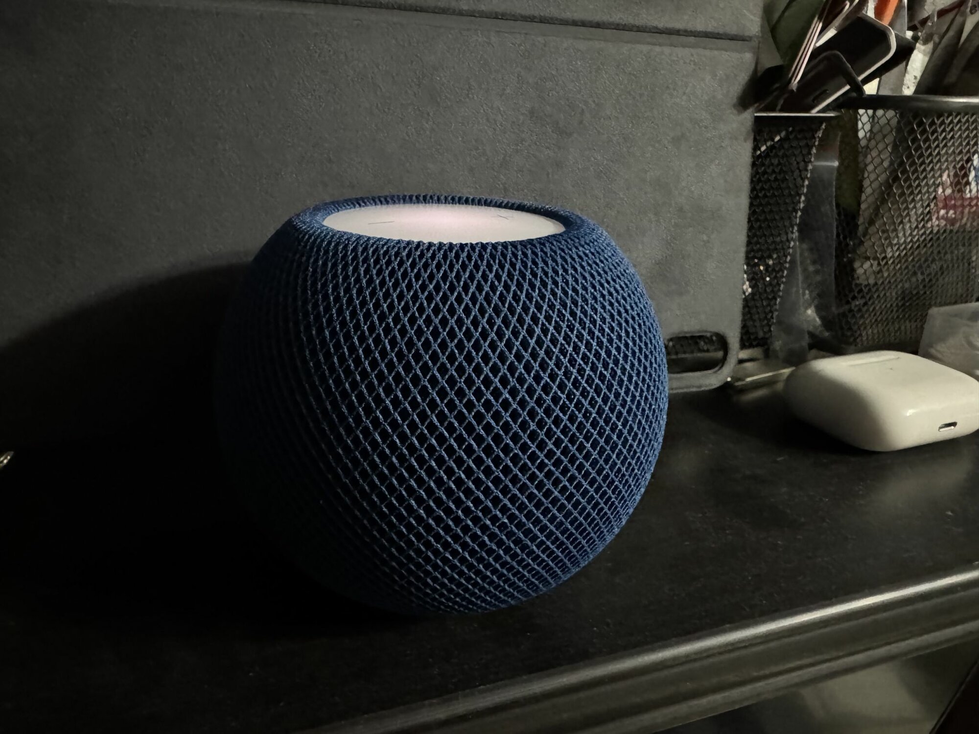 Умная колонка Apple HomePod Mini, Голосовой помощник Siri, Blue (синий)
