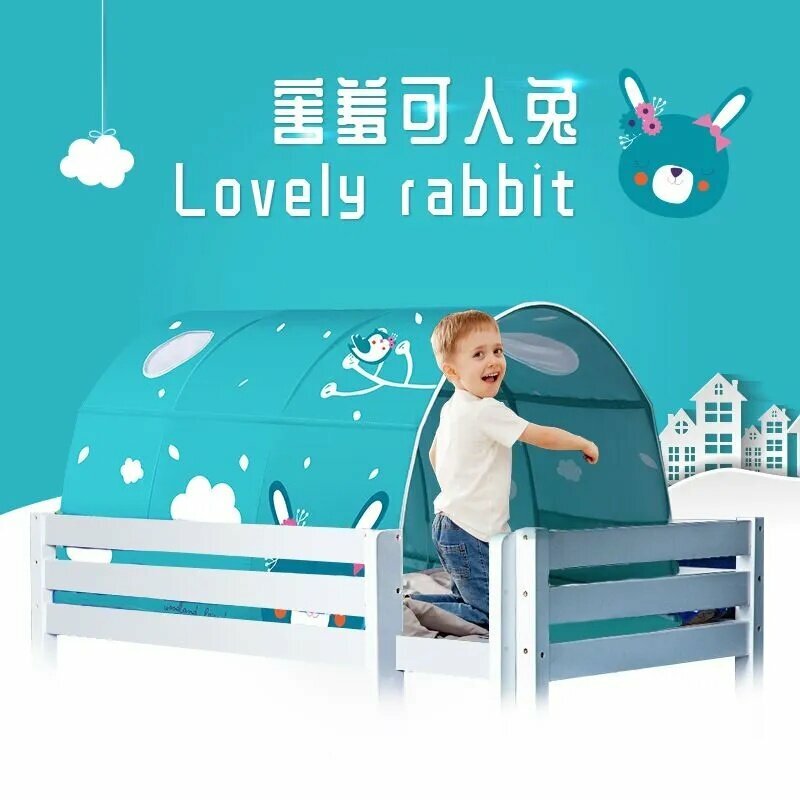 Тент палатка на кровать / Детская игровая палатка / Детский домик для снаya