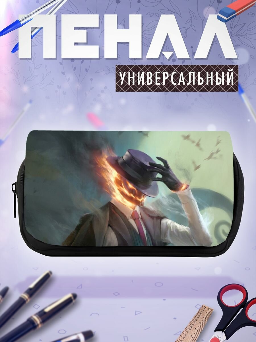 Пенал косметичка арт иллюстрация