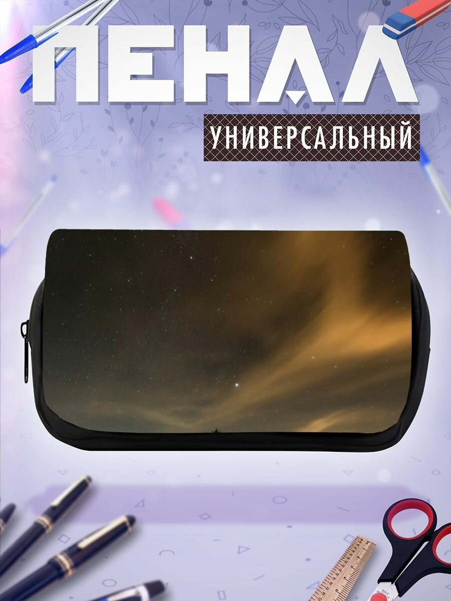Школьный пенал ночь природа