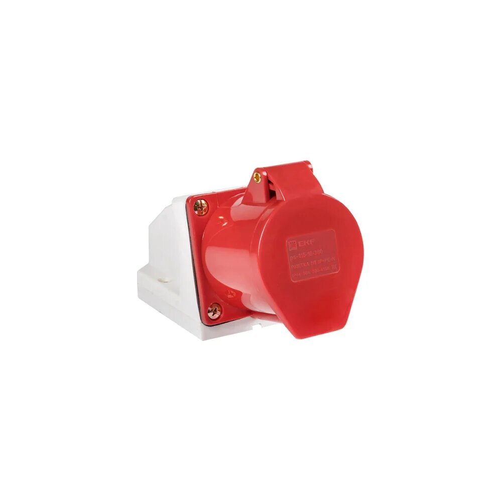 Розетка стационарная EKF наружная 115 3Р+РЕ+N 16А 380В IP44 PROXIMA ps-115-16-380-PRO
