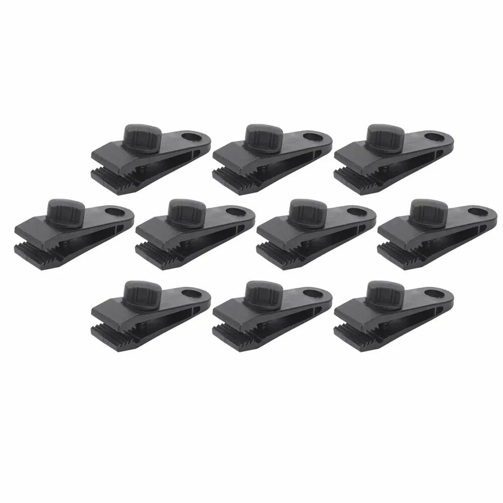 Многофункциональный пластиковый зажим для крепления тентов, 10 шт, для установки навесов