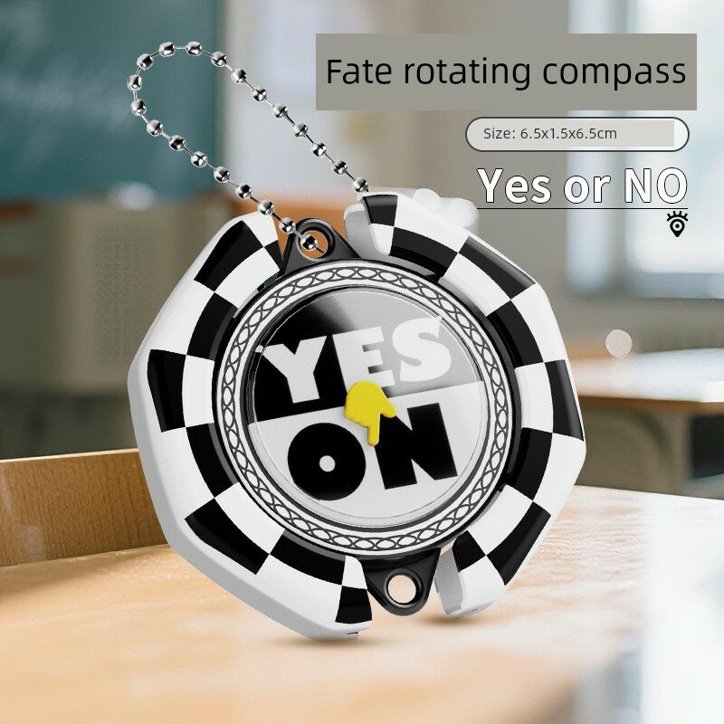 Игрушка для принятия решений (да/нет), колесо судьбы, брелок для трудных решений, креативный кулон, подарок для