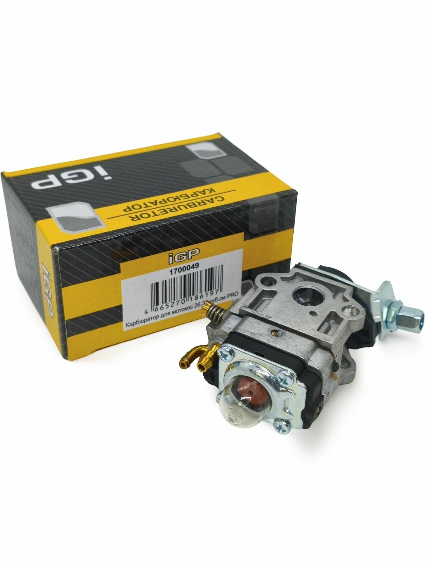 Карбюратор 26,33 куб. см PRO триммера Champion T221,-T347, мотопомпы GP25-II - GP27-II, высотореза PP126, опрыскивателя PS226, PS227