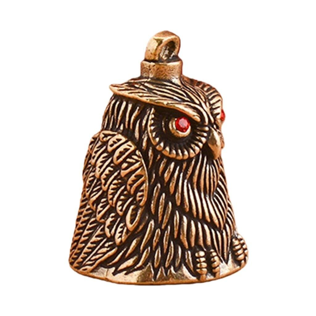 Миниатюрная металлическая сова-подвеска, сова