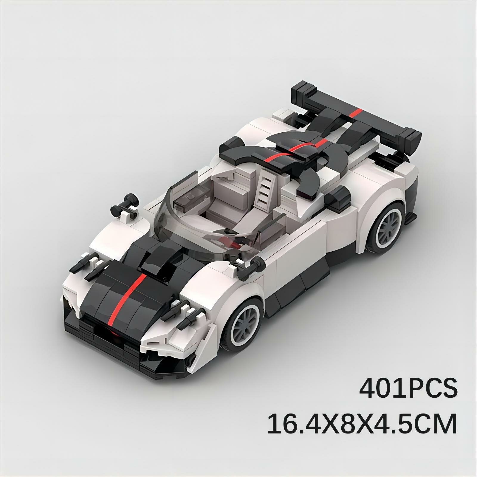 MOC строительные блоки построить Pagani Zonda спортивный автомобиль модель скорость серии мальчик 8 сетка автомобиль