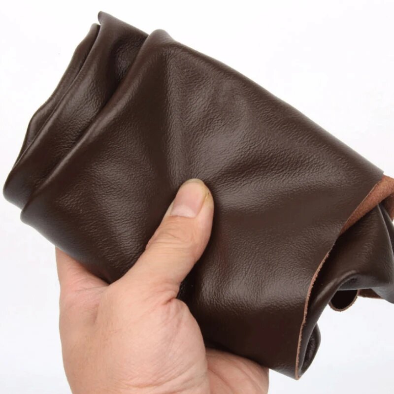 Натуральная телячья кожа для пошива туфель 40x60cm, Brown