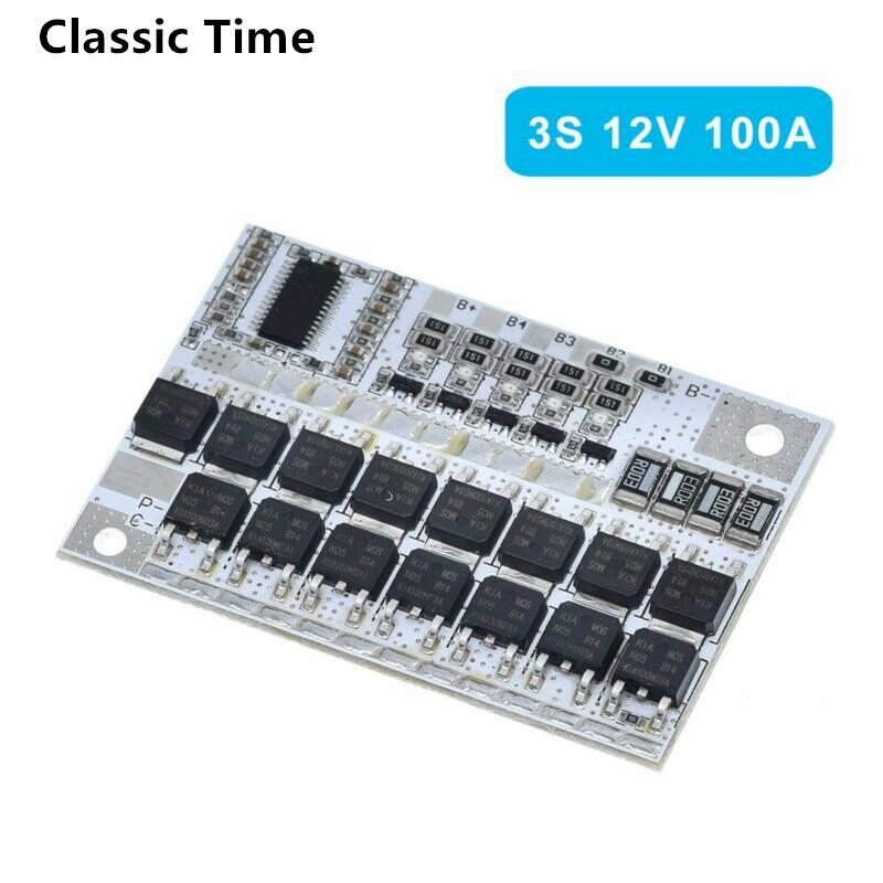 3s/4s/5s Bms 12v 16,8 V 21v 3,7 V 100 a Печатная плата защиты тройной литиевой батареи, Модуль зарядки литий-полимерного баланса. балансировочная плата для литиевых аккумуляторов защита от перезаряда