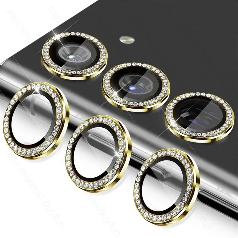 Кольца для камеры Samsung Galaxy S24 Plus, Diamond Gold