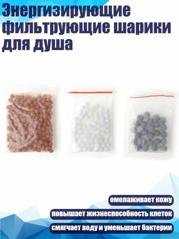 Энергизирующие фильтрующие шарики для душа