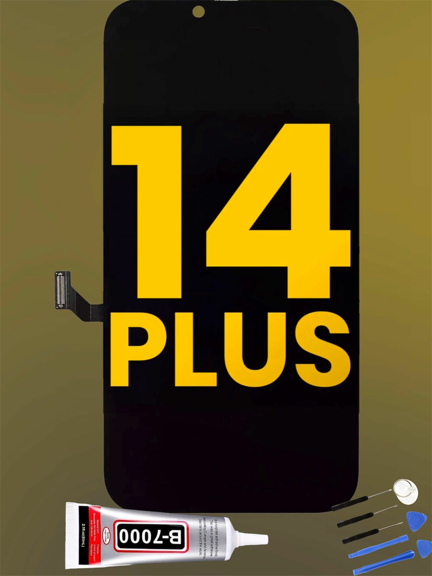 Дисплей для iPhone 14 Plus с тачскрином + клей