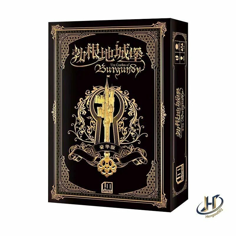 Настольная игра The Castles of Burgundy Deluxe Edition для 2-4 игроков со временем игры 30-90 минут идеально подходит для семейных и дружеских посиделок.