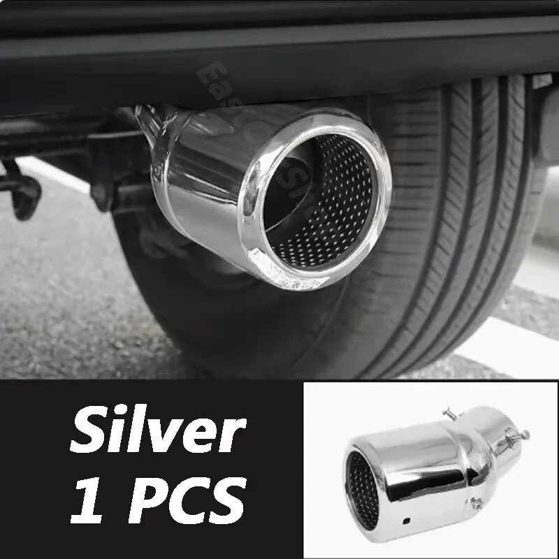 Для Great Wall GWM Tank 300 2021-2024 автомобильный глушитель, наконечник из нержавеющей стали, труба, задняя хвостовая горло, защитные аксессуары Silver 1PCS