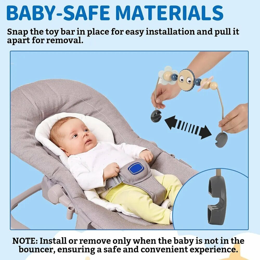 Электрическое кресло-качалка для младенцев с автоматическим укачиванием