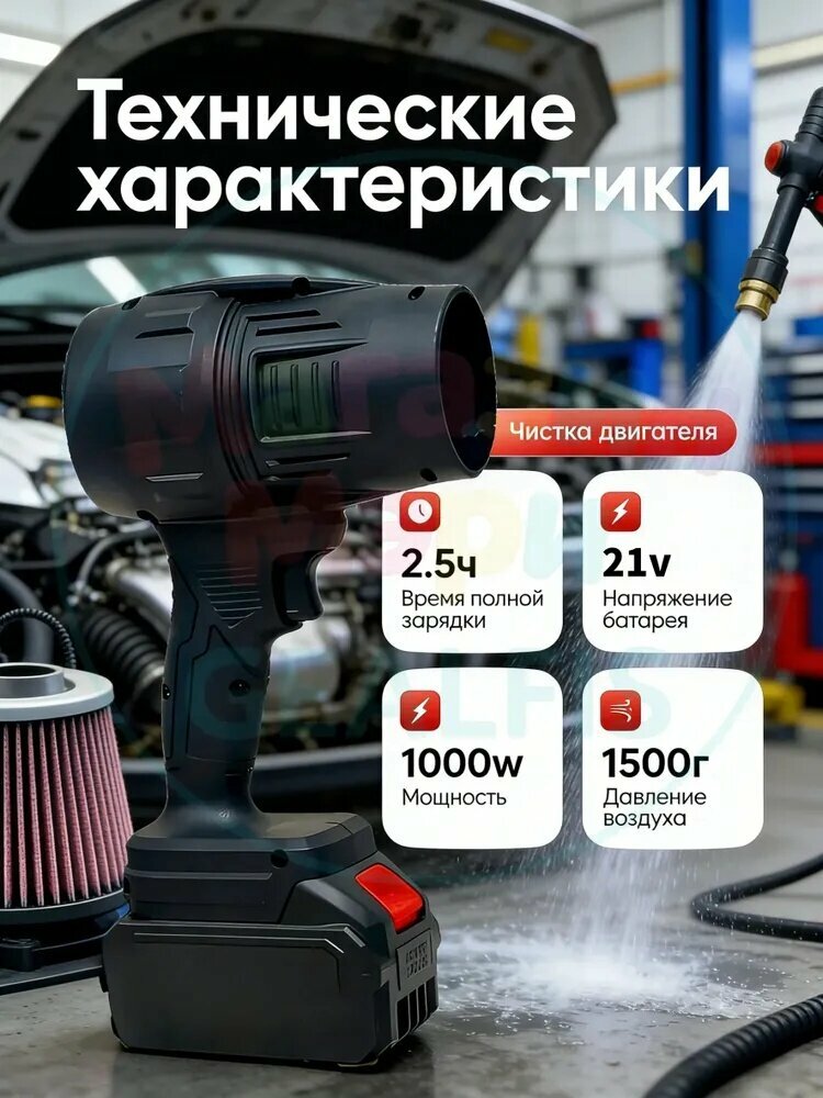 Воздуходувка,1000Вт — фото 1
