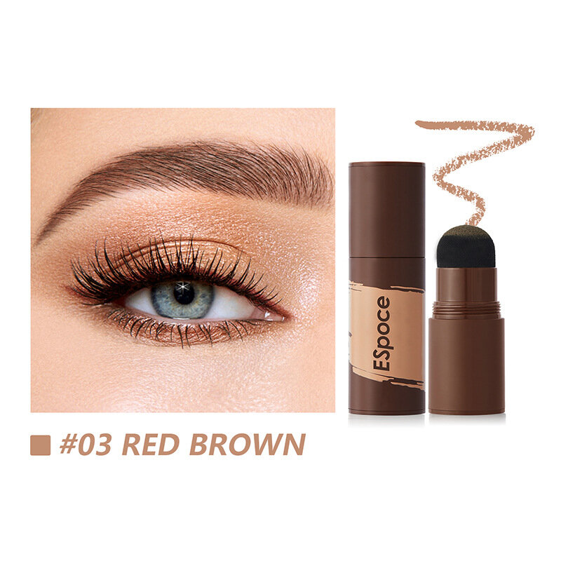 Пудра для контура и заполнения линии волос Epsoce, водостойкая, не размазывается, ленивый штамп для бровей, пудра для бровей, теневая пудра