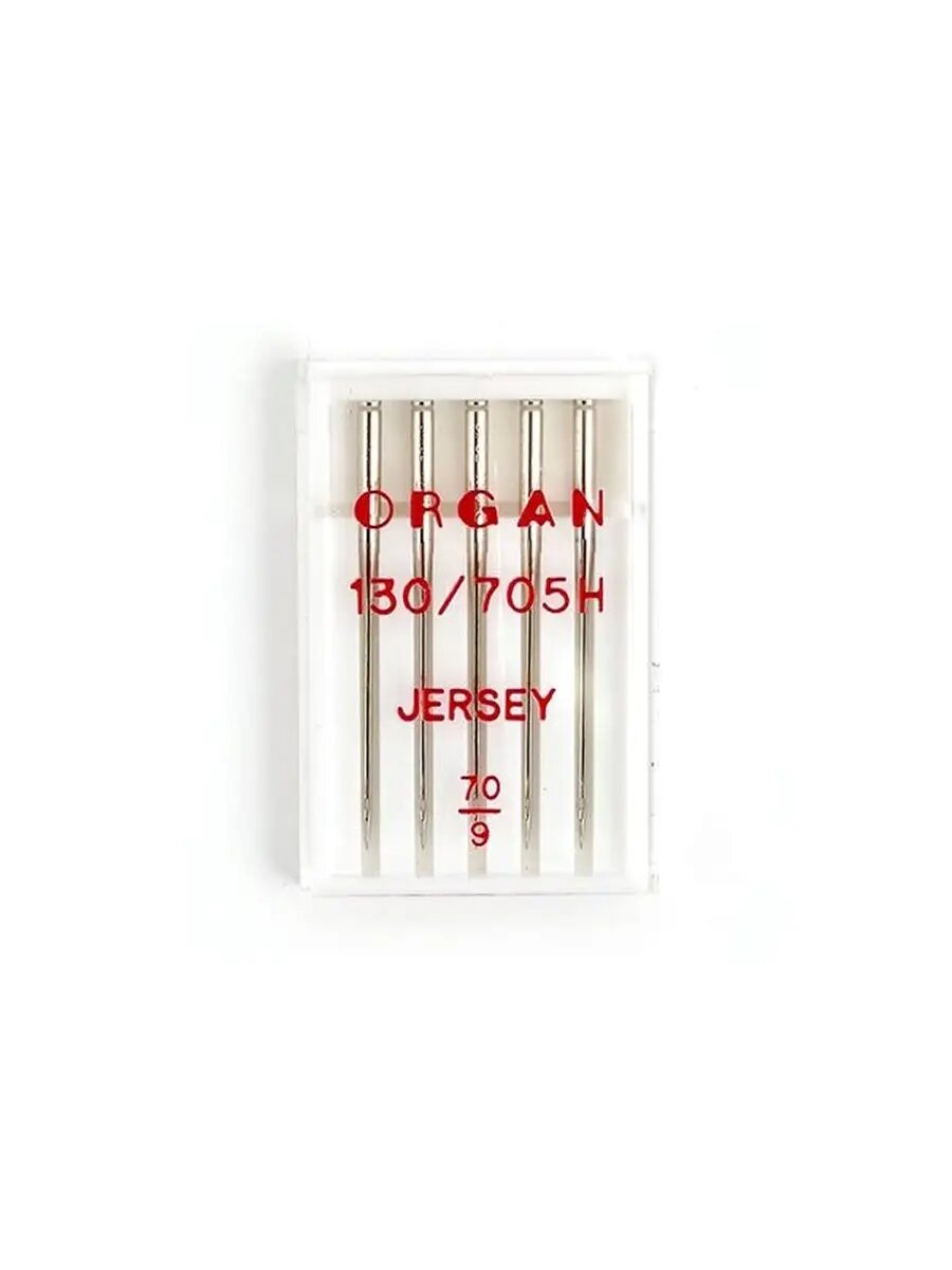 Иглы для бытовых швейных машин джерси №70, 5 шт