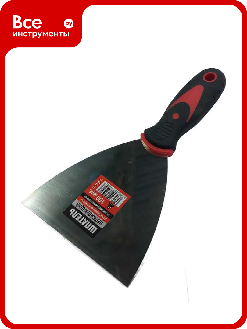 Шпатель TOOLAS нерж. сталь 100 мм 00004400