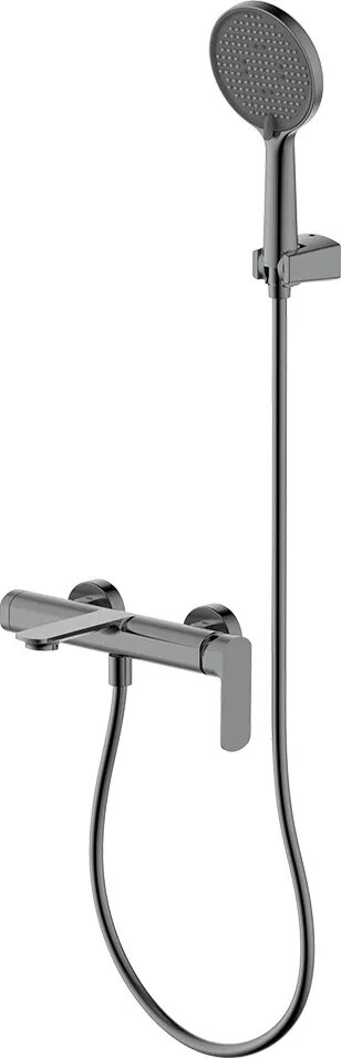 Смеситель для ванны и душа AQUAme Monza AQM6312GM серый