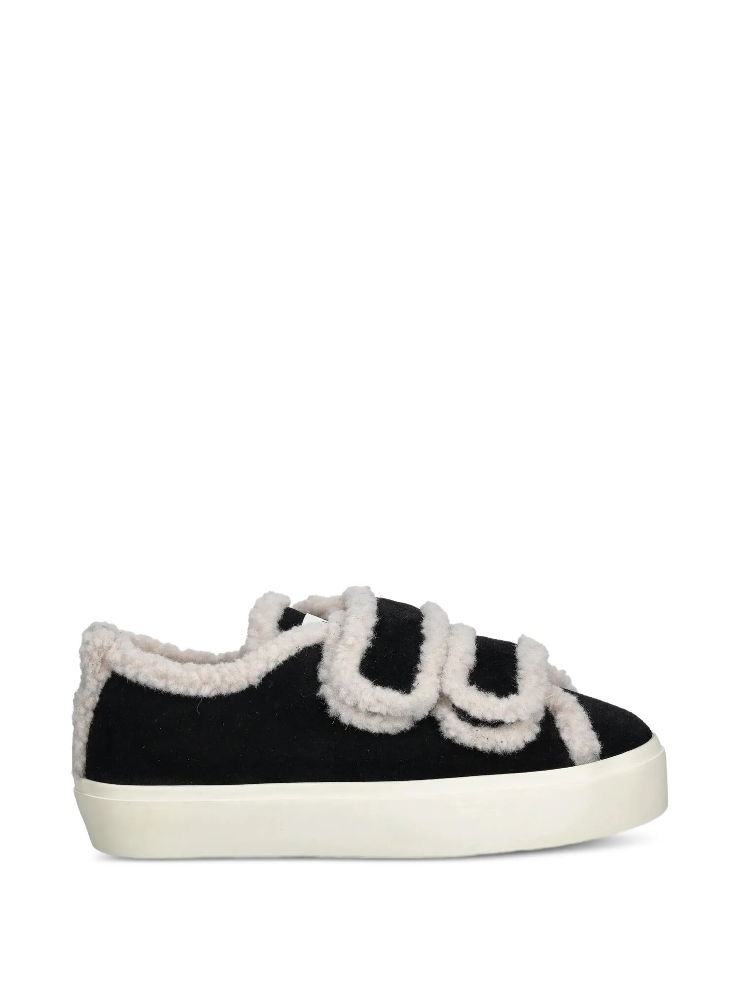 Кроссовки Shearling-trim sneakers
