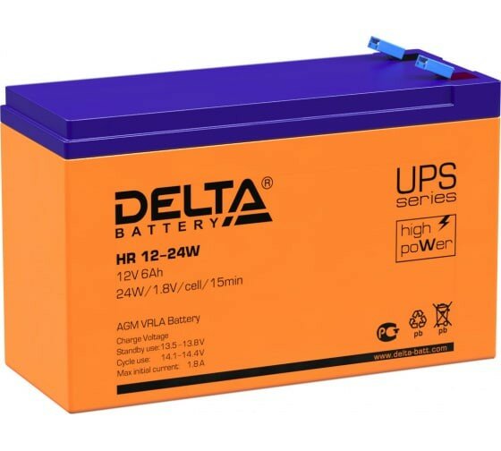 Батарея для ИБП Delta HR 12-24 W 12В 6Ач