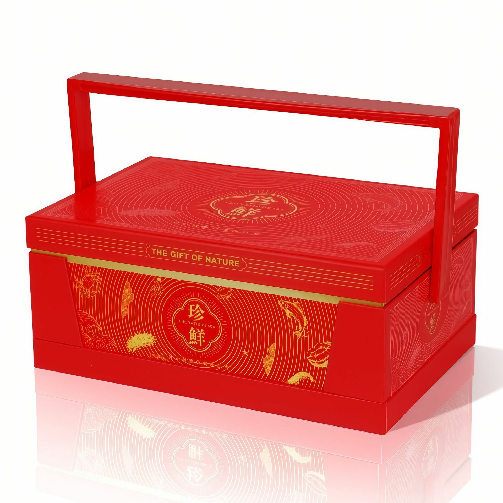 Готовый к употреблению морской огурец, пустая коробка, упаковка для морепродуктов, изолированная коробка 1.0kg 2.5kg для красного краба, говядины, баранины, сохранение свежести, подарочная коробка