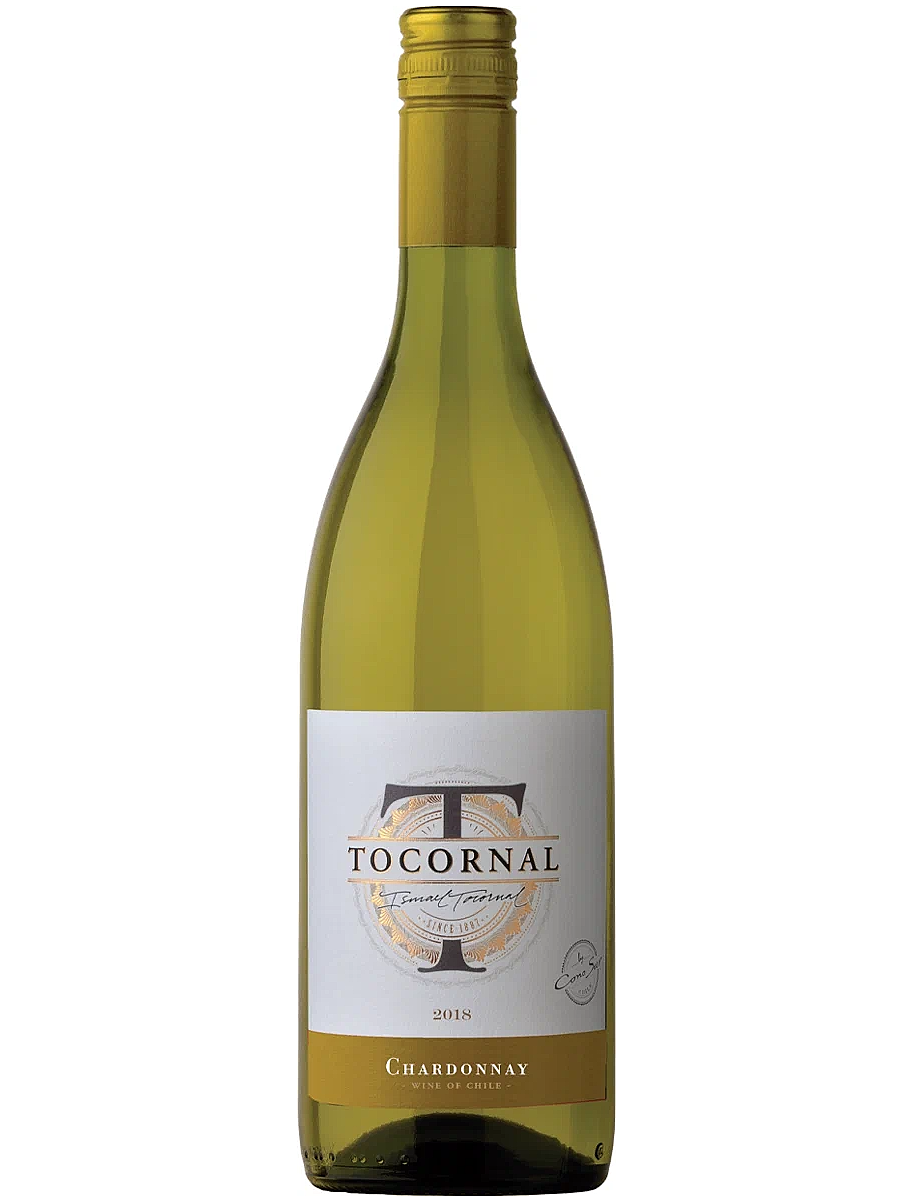 Вино Cono Sur Tocornal Chardonnay, белое, полусухое, 0,75 л, Чили