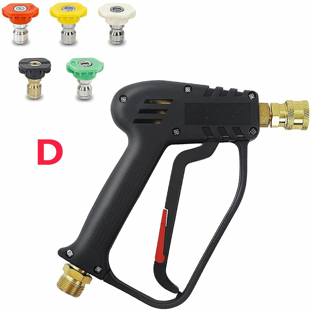 Многофункциональный портативный бытовой водяной пистолет с медным сердечником, пистолет для автомойки высокого давления для M22/Kranzle/Zurb
