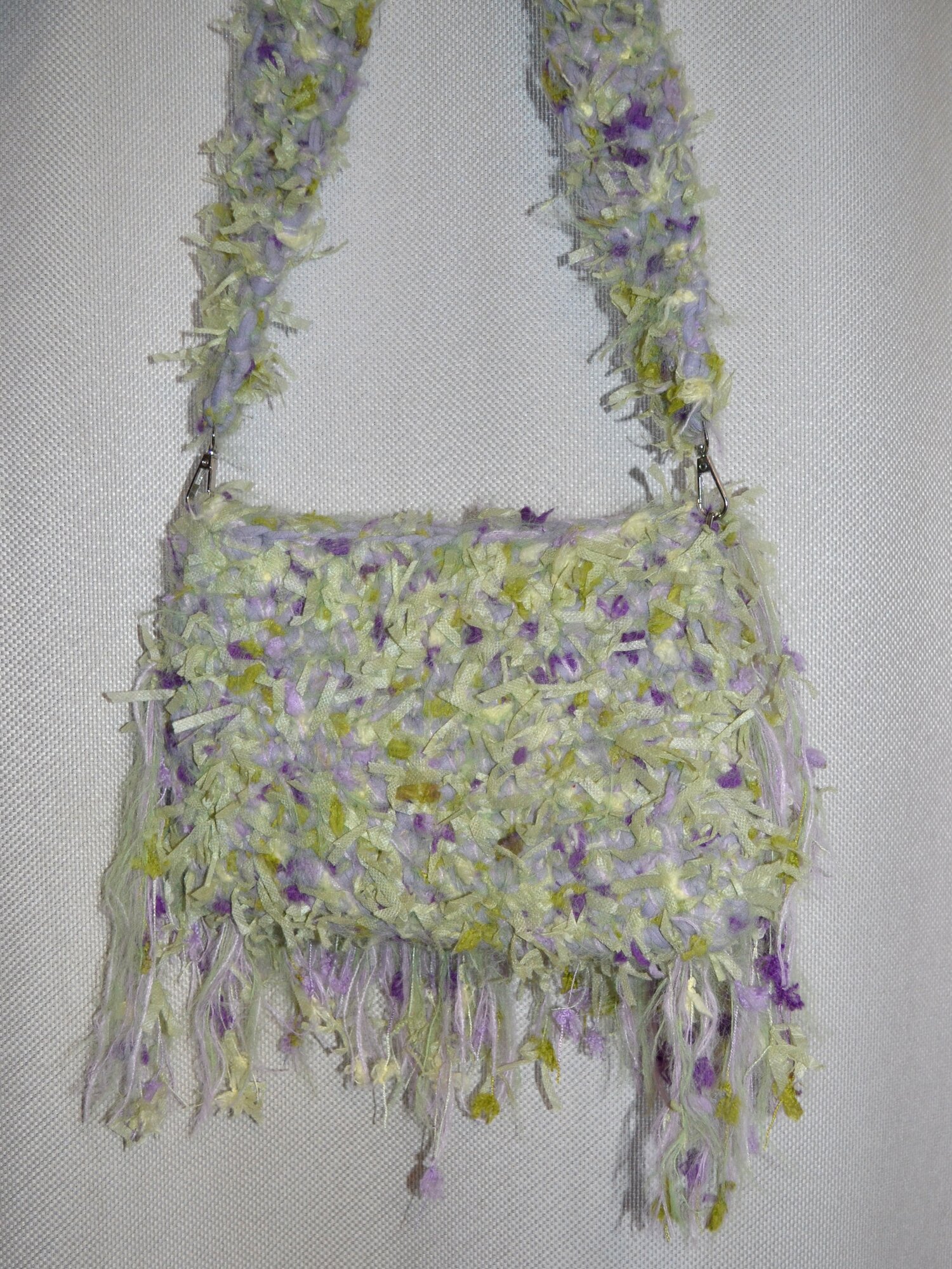 Сумка багет  "травка", anitochka.shop, Lavender