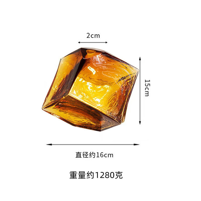 Вогнутая магическая квадратная гидропонная стеклянная ваза для дома, мягкий декор, цветочная композиция, геометрическая ваза, орнамент из цветного стекла