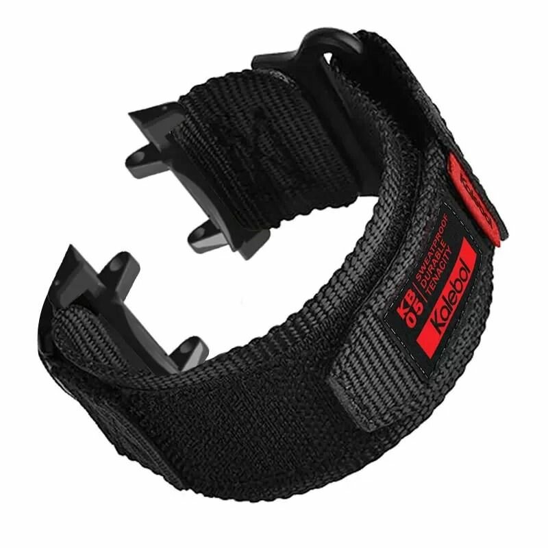Ремень совместим с Huami Amazfit T-Rex 2 прочный нейлоновый спортивный ремень, спроектированный с помощью плетеных колец